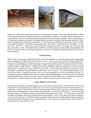 Brioler management in cold weather part1 | PDF | Birdwatching | Hobbies ...