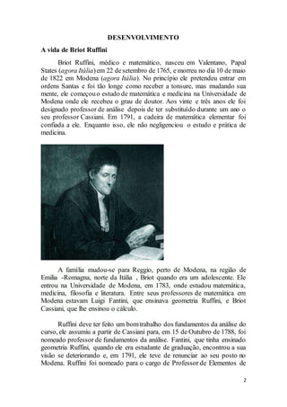 Briot ruffini matemático e médico estudou matemática e medicina na ...