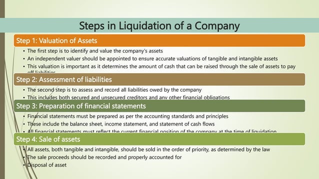 Receivership and liquidation Accounts Prof. Oyedokun.pptx | Bankruptcy | Business Banking & Finance