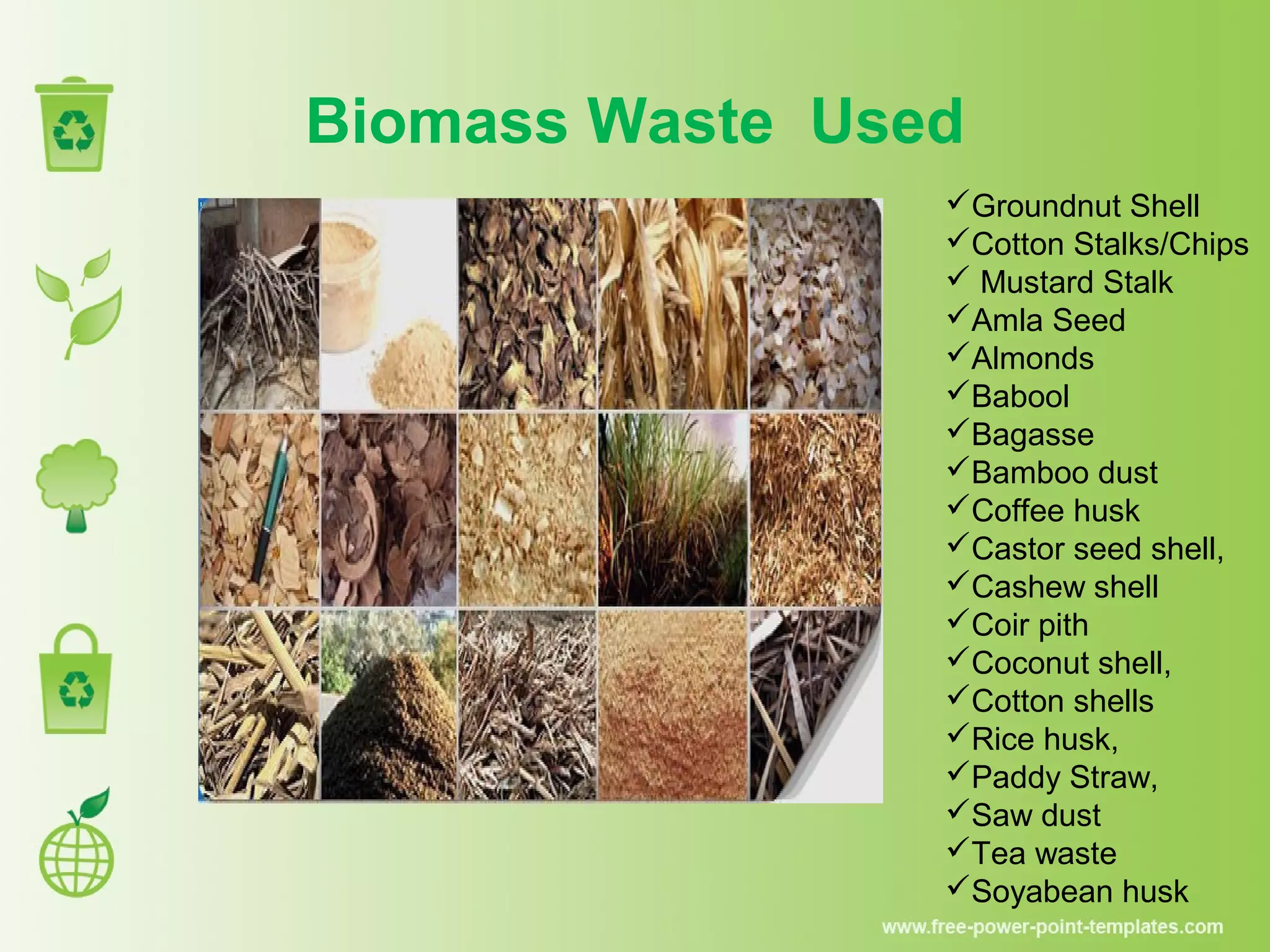 Briquettes – recycleing of biomass with jay khodiyar group | PPT