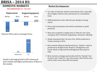 Brisa investor presentation 2014 q2 bulletin | PPT