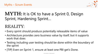 Scrum Myths and Misconceptions | PPT