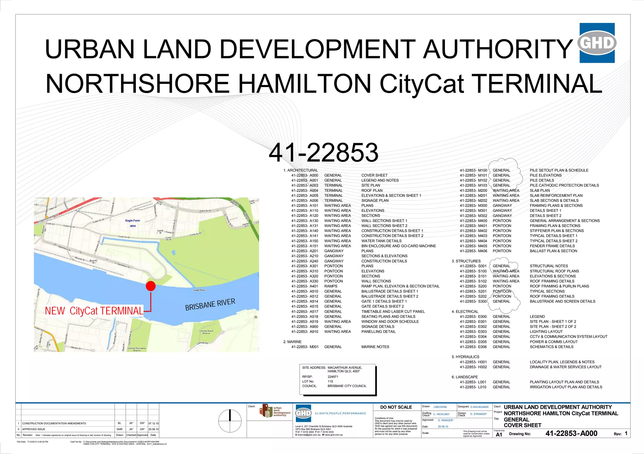 Brisbane ferries project drawings | PDF