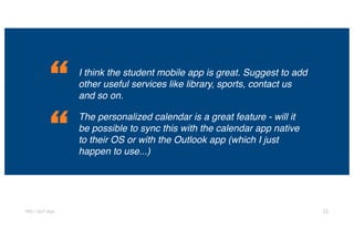 QUT App - The story so far | PPT