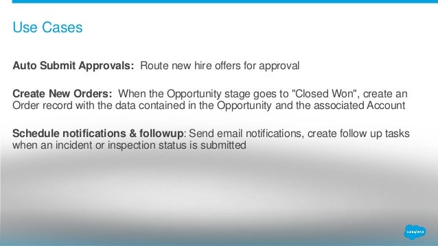 Brisbane Salesforce User Group - May 2015 - Lightning Process Builder