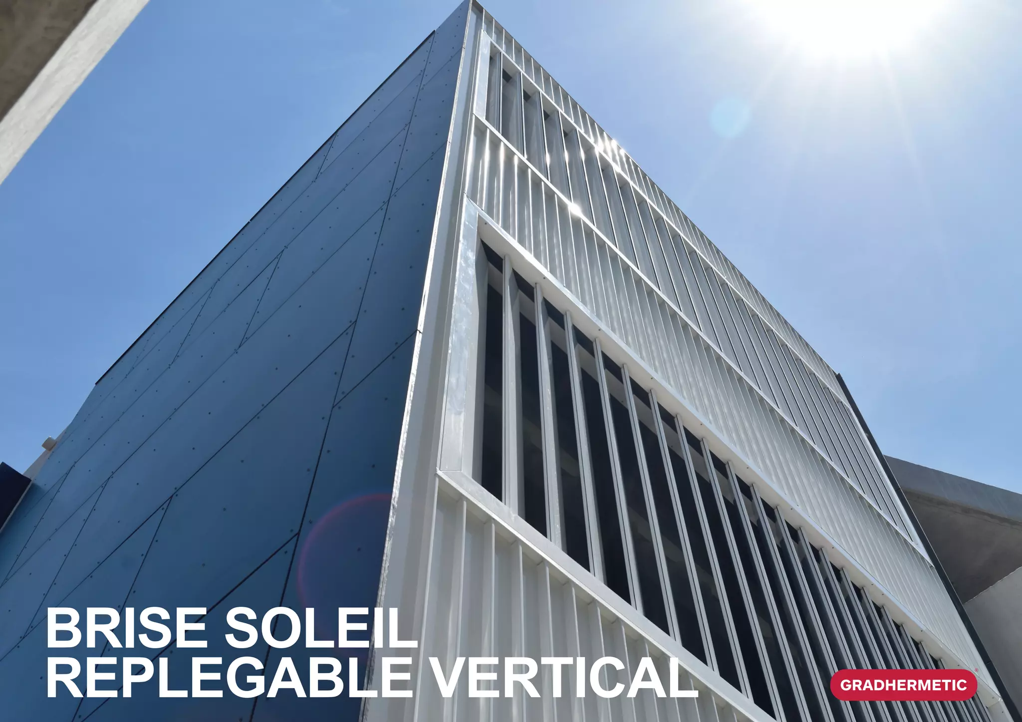 Sistema de celosías Brise soleil replegable vertical - Gradhermetic | PDF