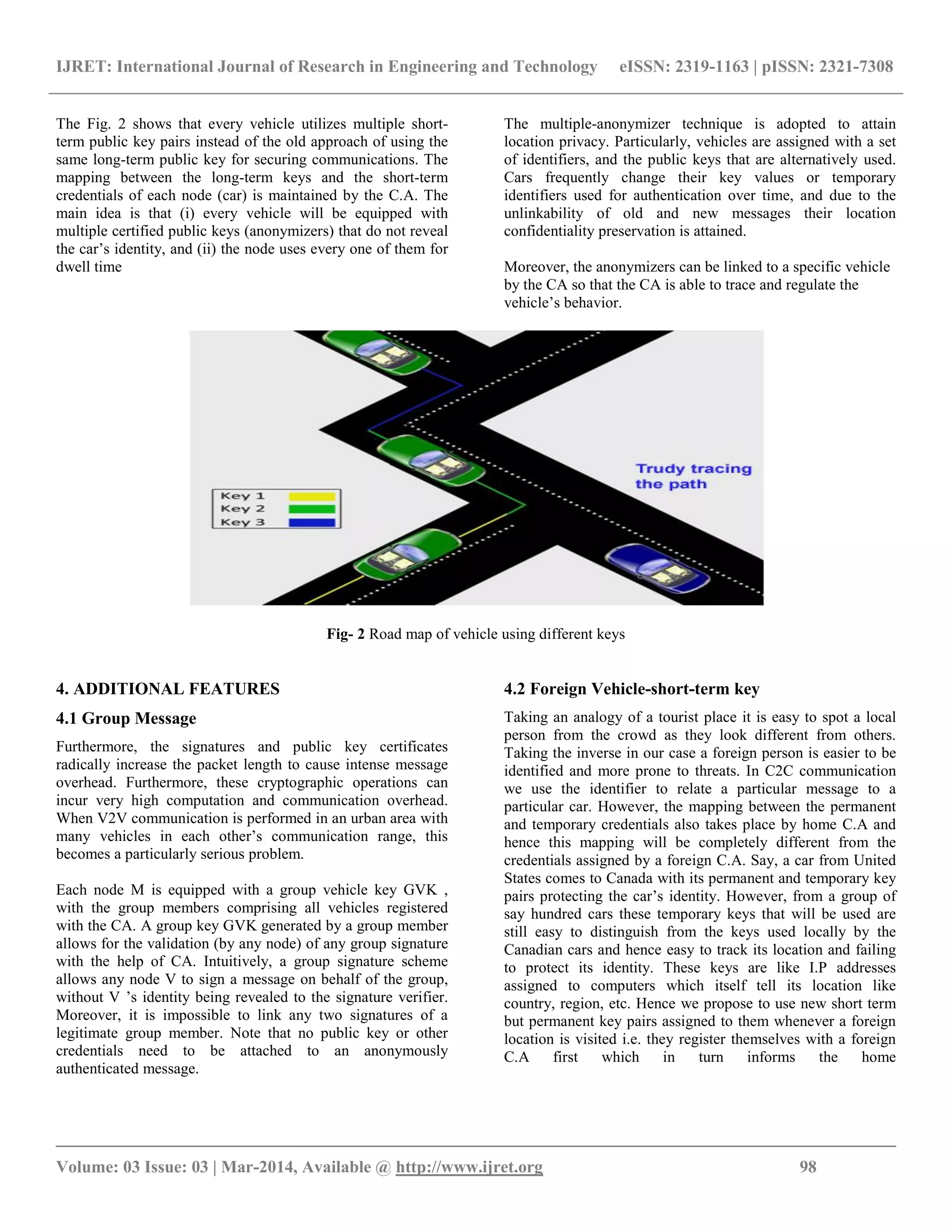 Brisk and secure ad hoc vehicular communication | PDF