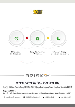 Brisk Elevators!! Corporate Brochure | PDF