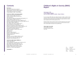 BRIS Report 1999 | PDF