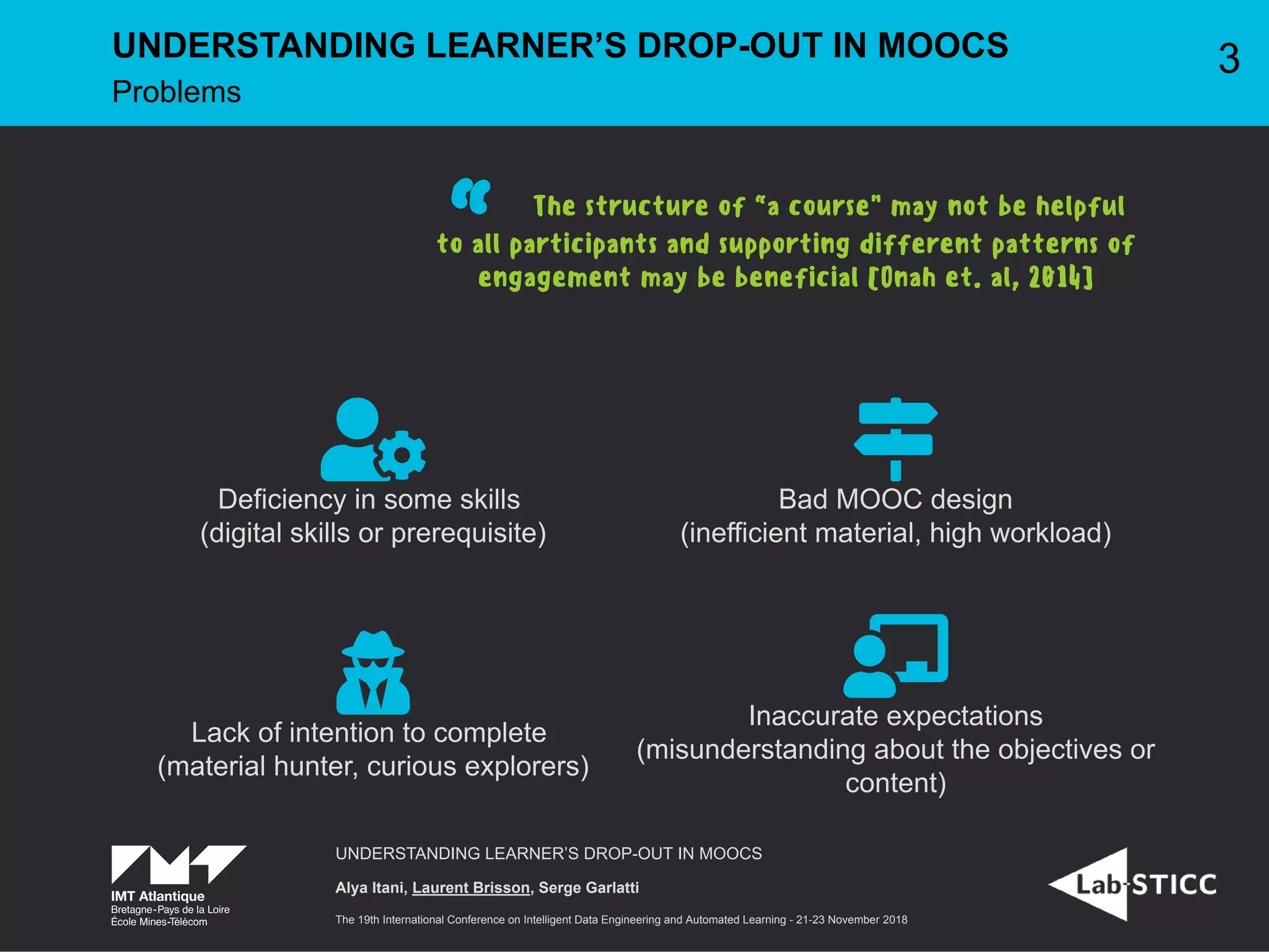 Understanding Learner's Drop-out in MOOCs | PDF