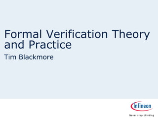 Formal Verification Theory and Practice | PDF