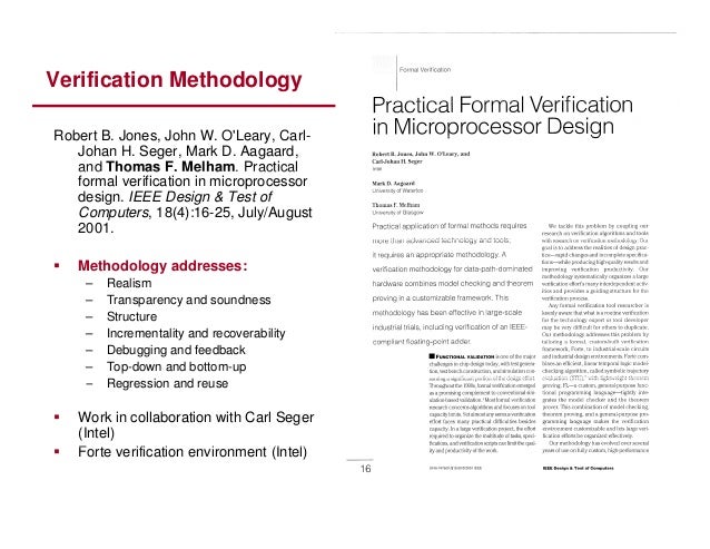 Formal Verification: Academic Research in the UK