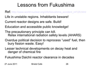 Life and nuclear radiation - Chernobyl and Fukushima in perspective | PPT