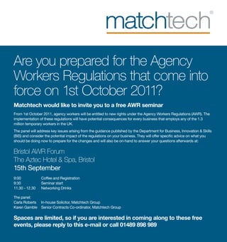 Bristol Matchtech | PDF