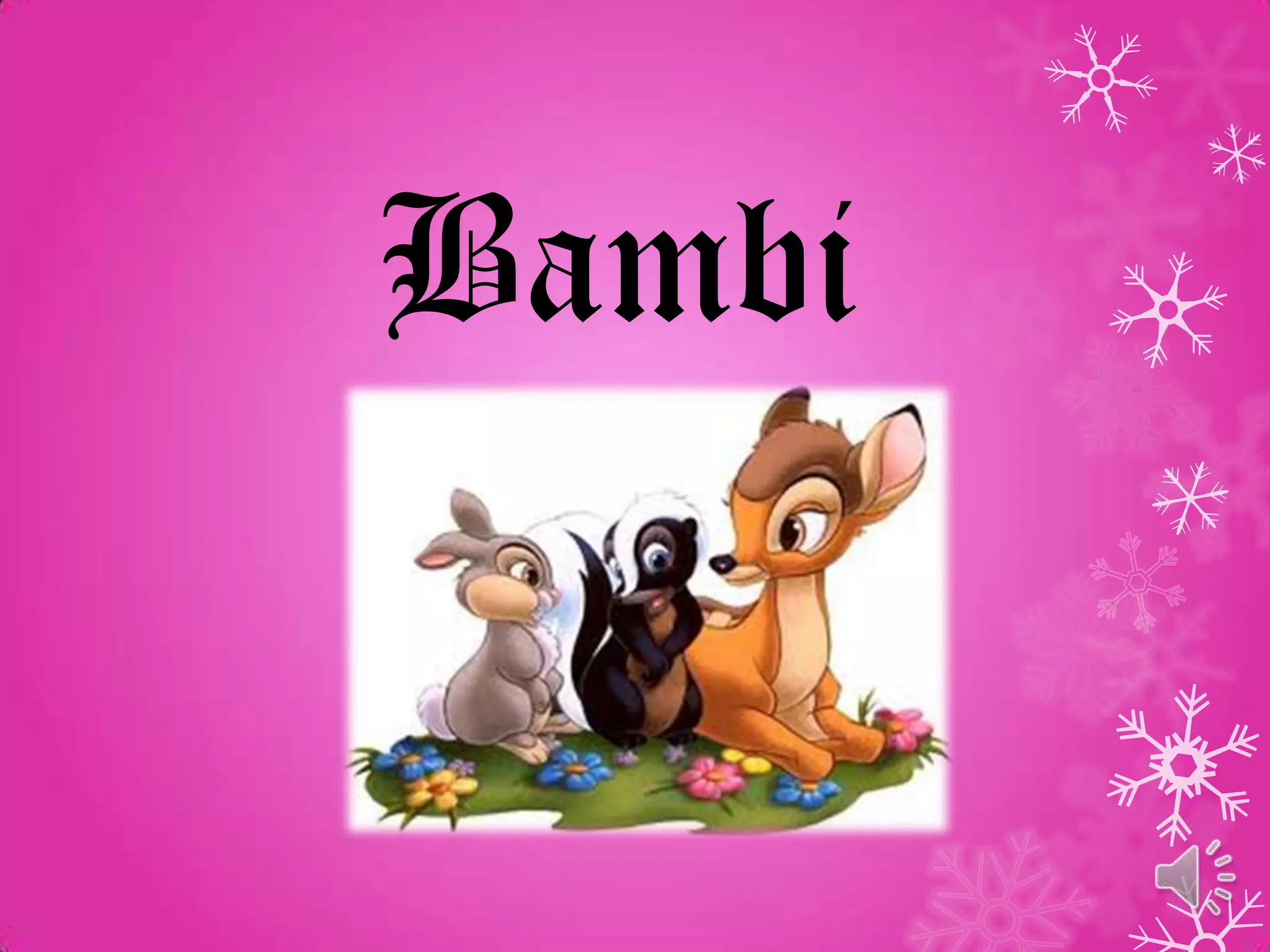 bambi cuento para niños | PPTX