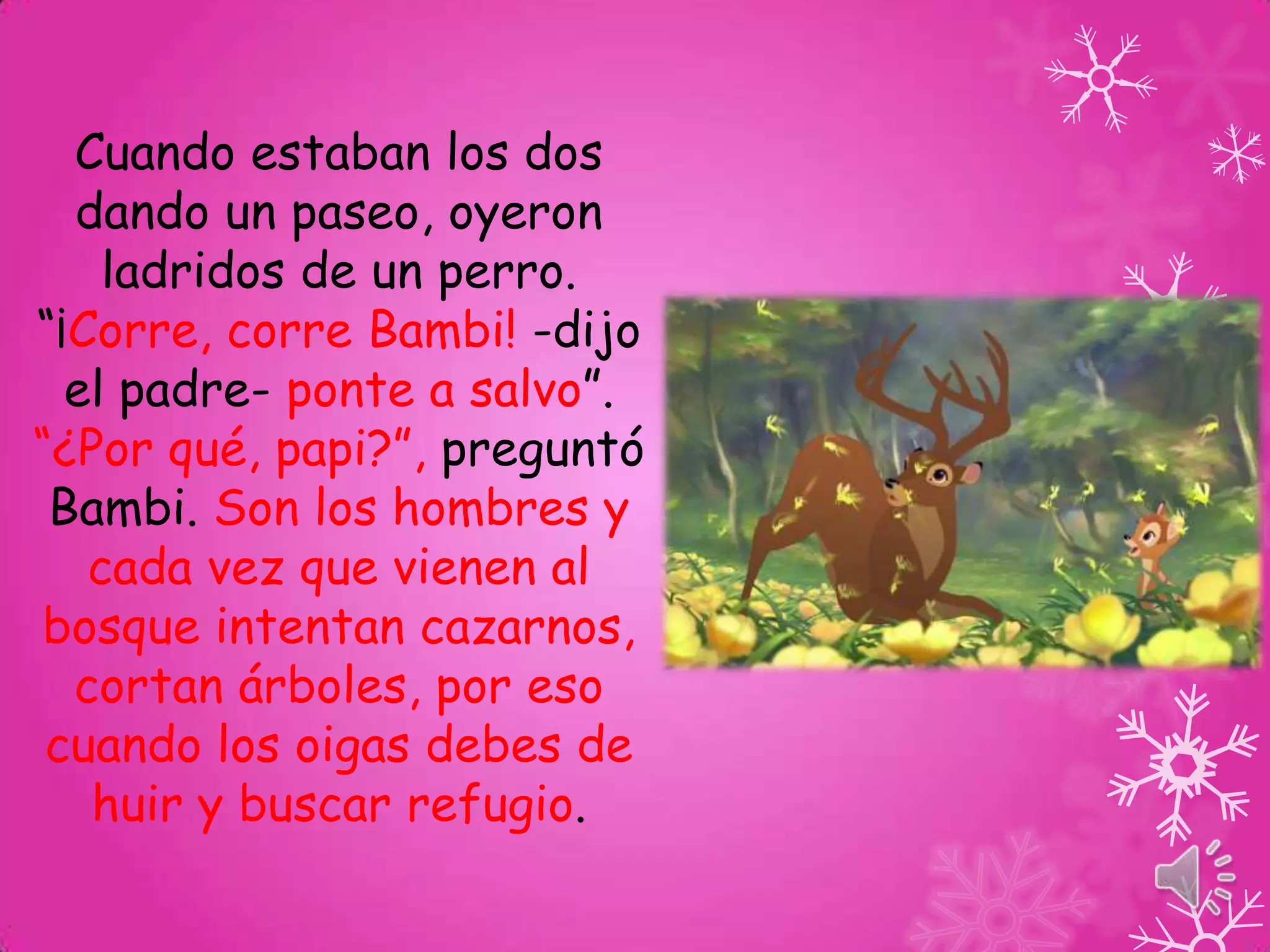 bambi cuento para niños | PPTX