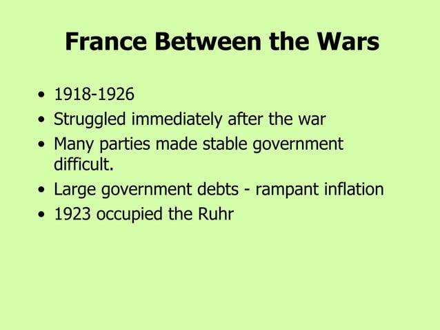 Britain between the wars | PPT