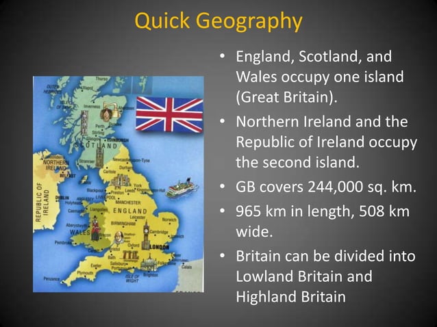 Britain geography and english society | PPT