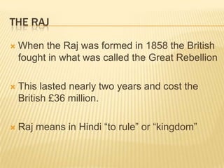 Britain’s Influence On India | PPT | Free Download