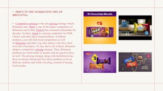 Britania industries limited marketing mix PPT. | PPTX