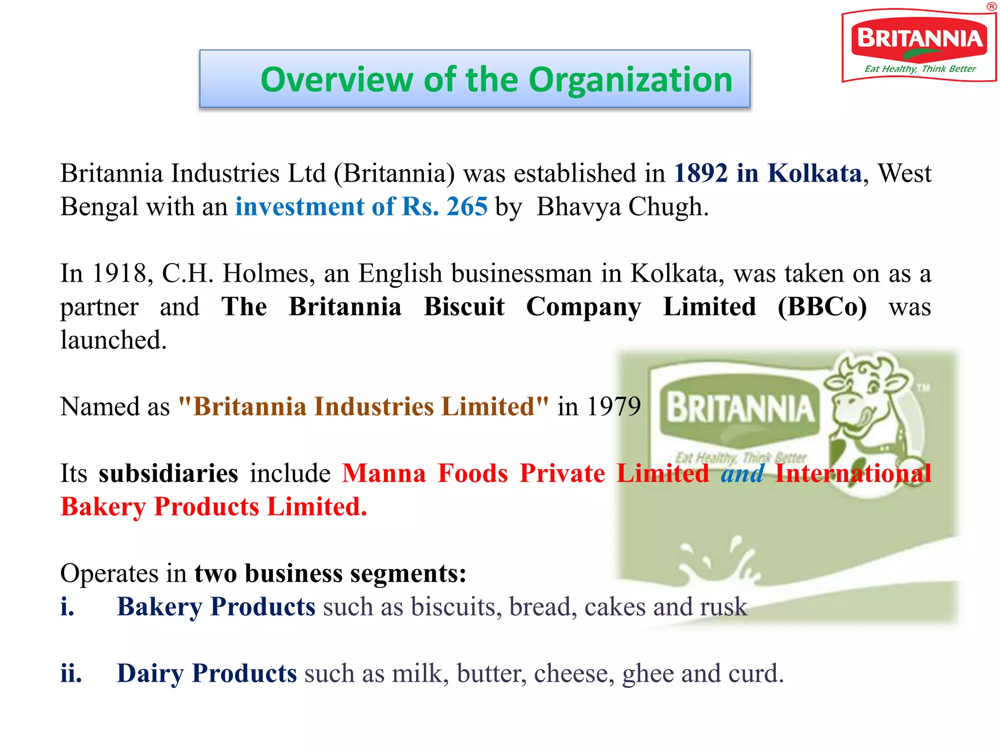 Britannia analysis of financial performance | PPTX