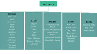 Britannia marketing mix | PPTX