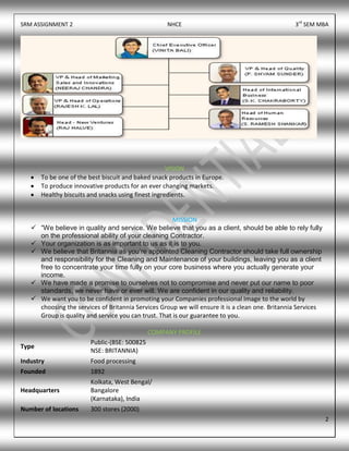 Britannia industries | DOCX