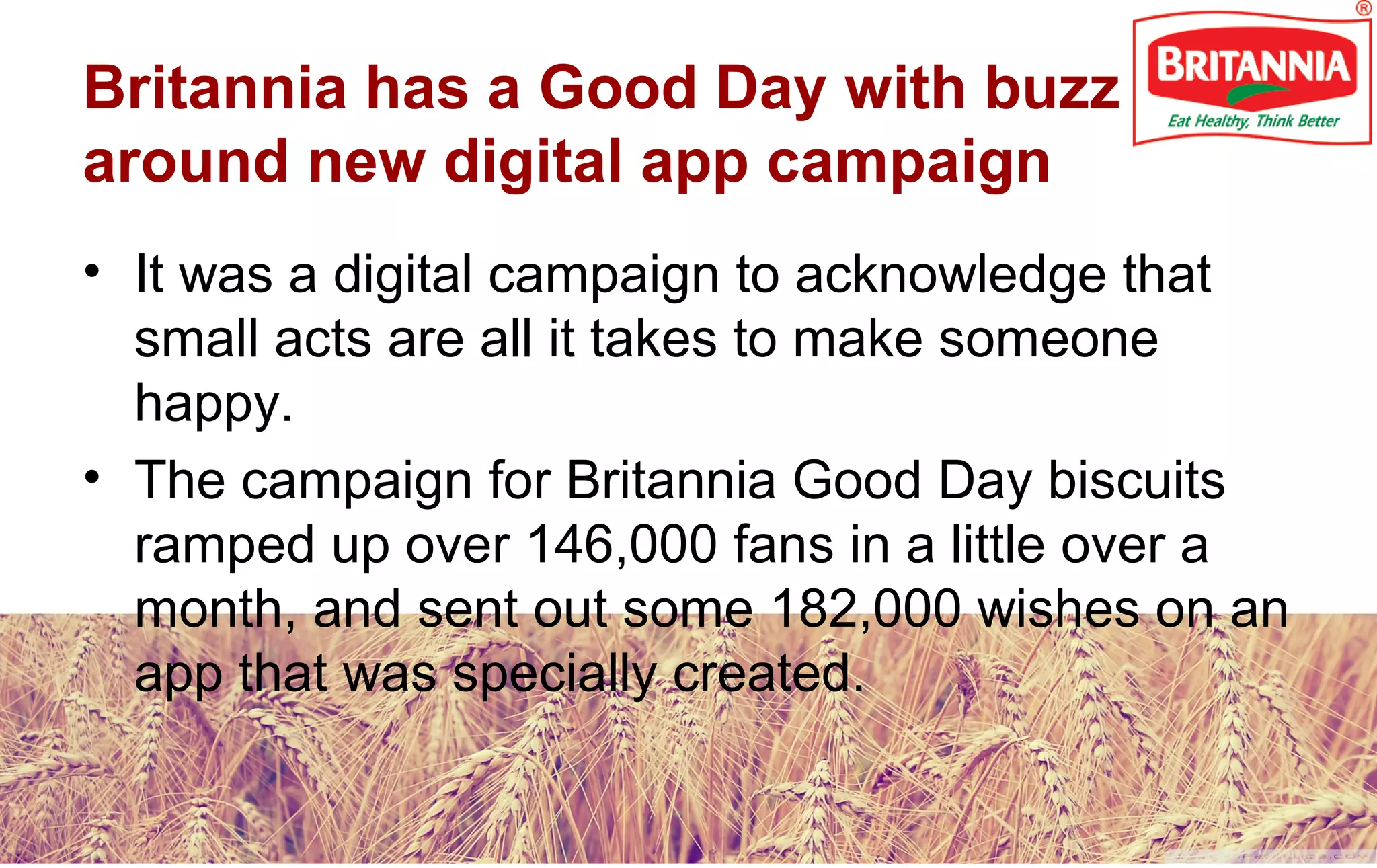 Britannia's digital marketing | PPT