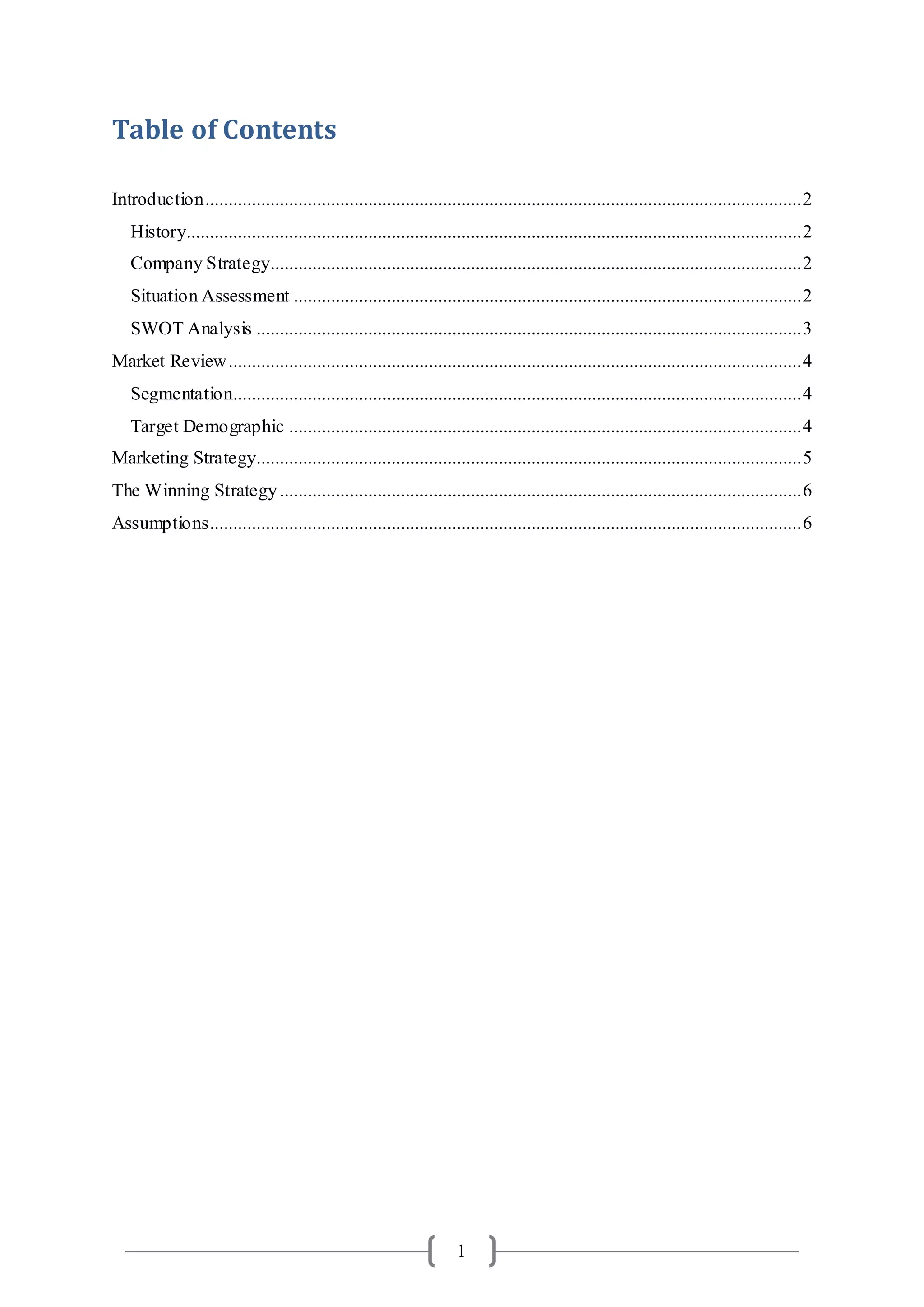 Brita Water Filter Case Study | DOCX