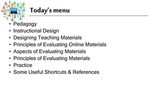 Evaluating Materials for Online Learning | PPT