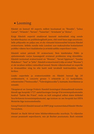 George Frideric Handel by nataly | DOCX