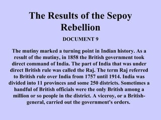 British in-india-1226938016854082-9 | PPT