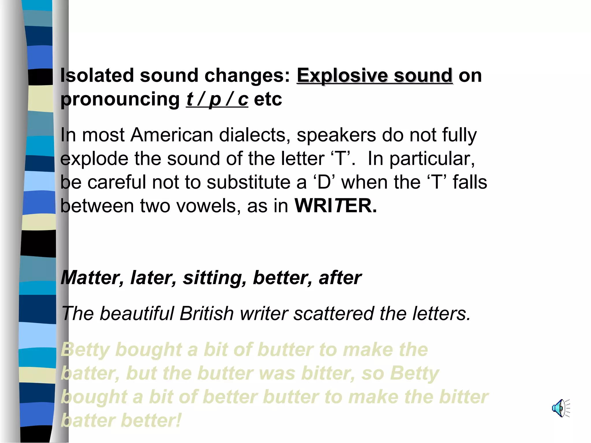 Learning the British Accent part two | PPT