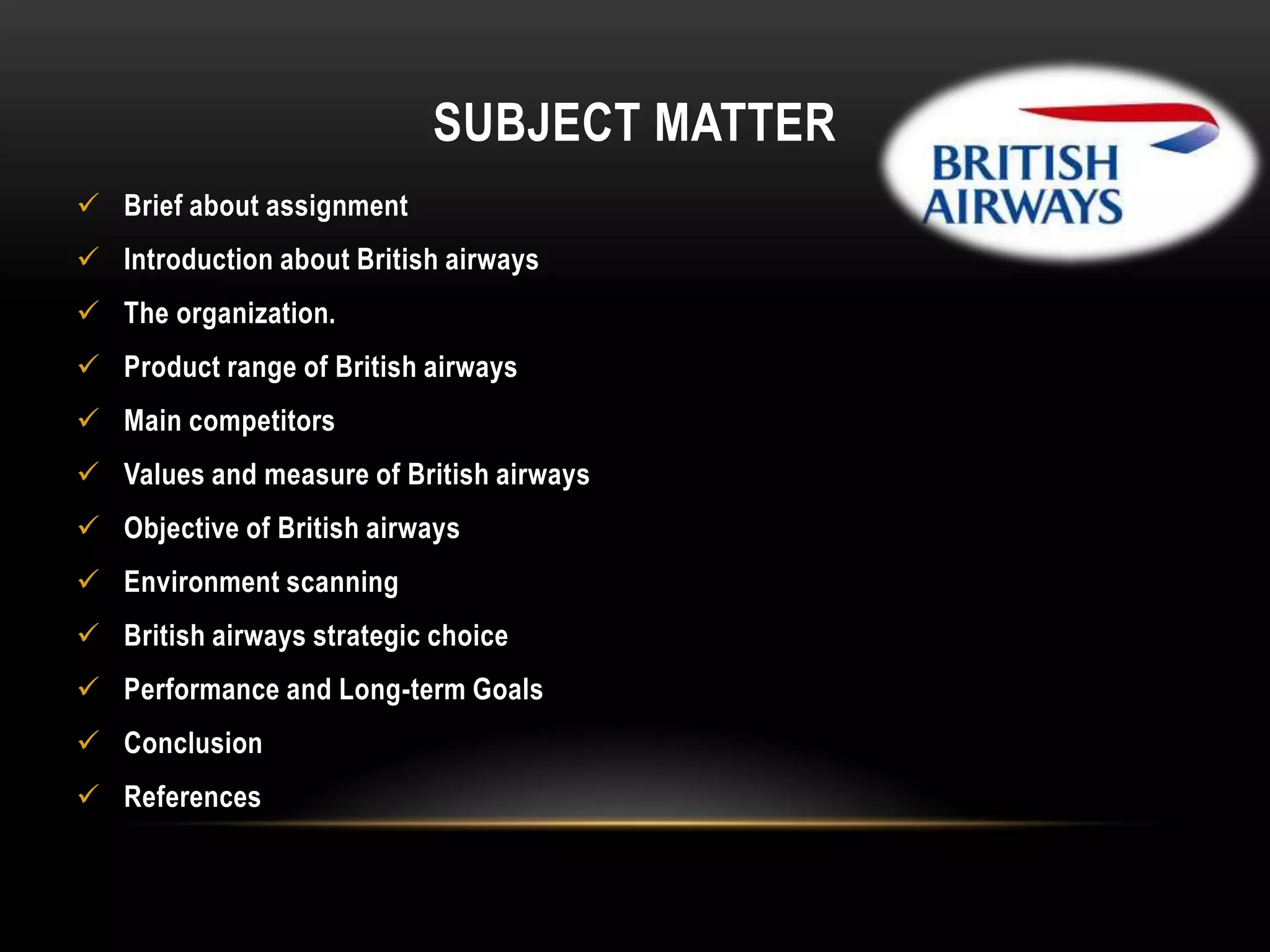 British airways | PPTX