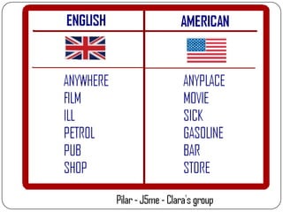 British and American English | PPTX