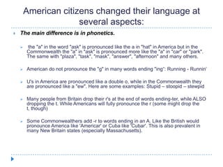 British and american_english | PPT