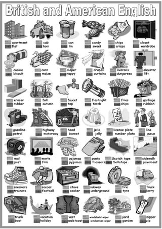 British and american english (b&w version included) | PDF