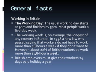 British and english culture, behaviour | PPT