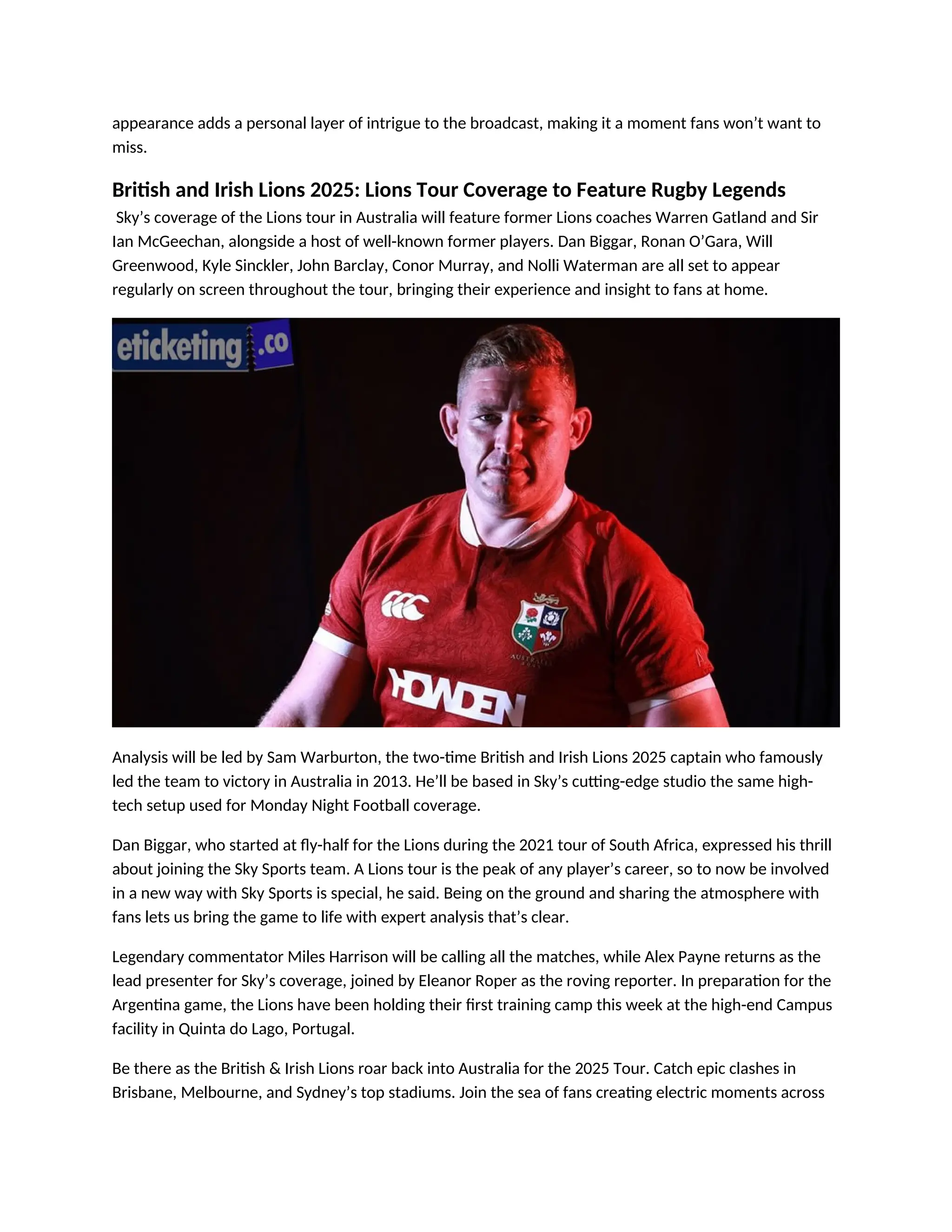 British and Irish Lions Farrell Set for Sideline Role in Lions Tour.docx