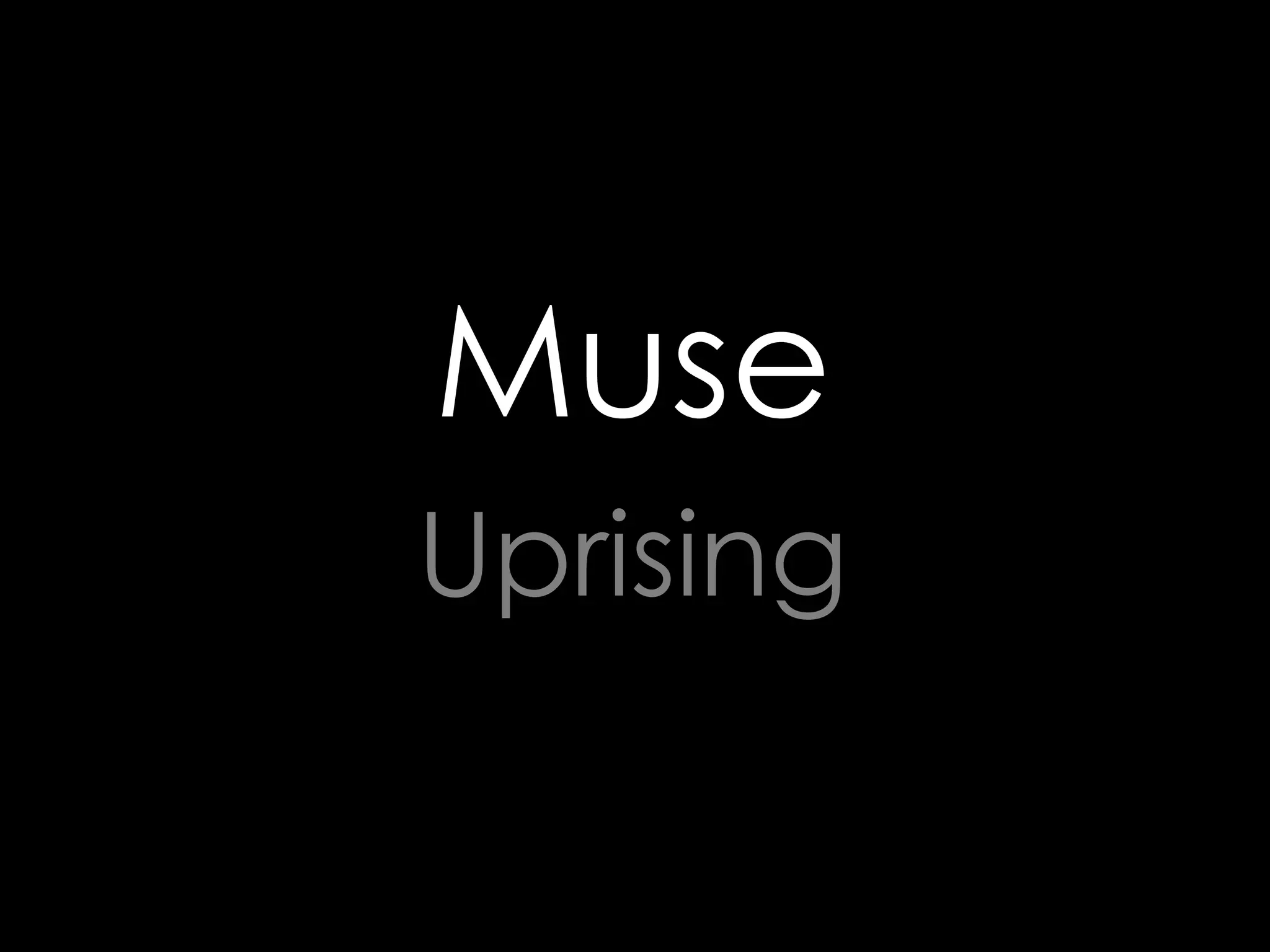 Muse - Uprising | PPT