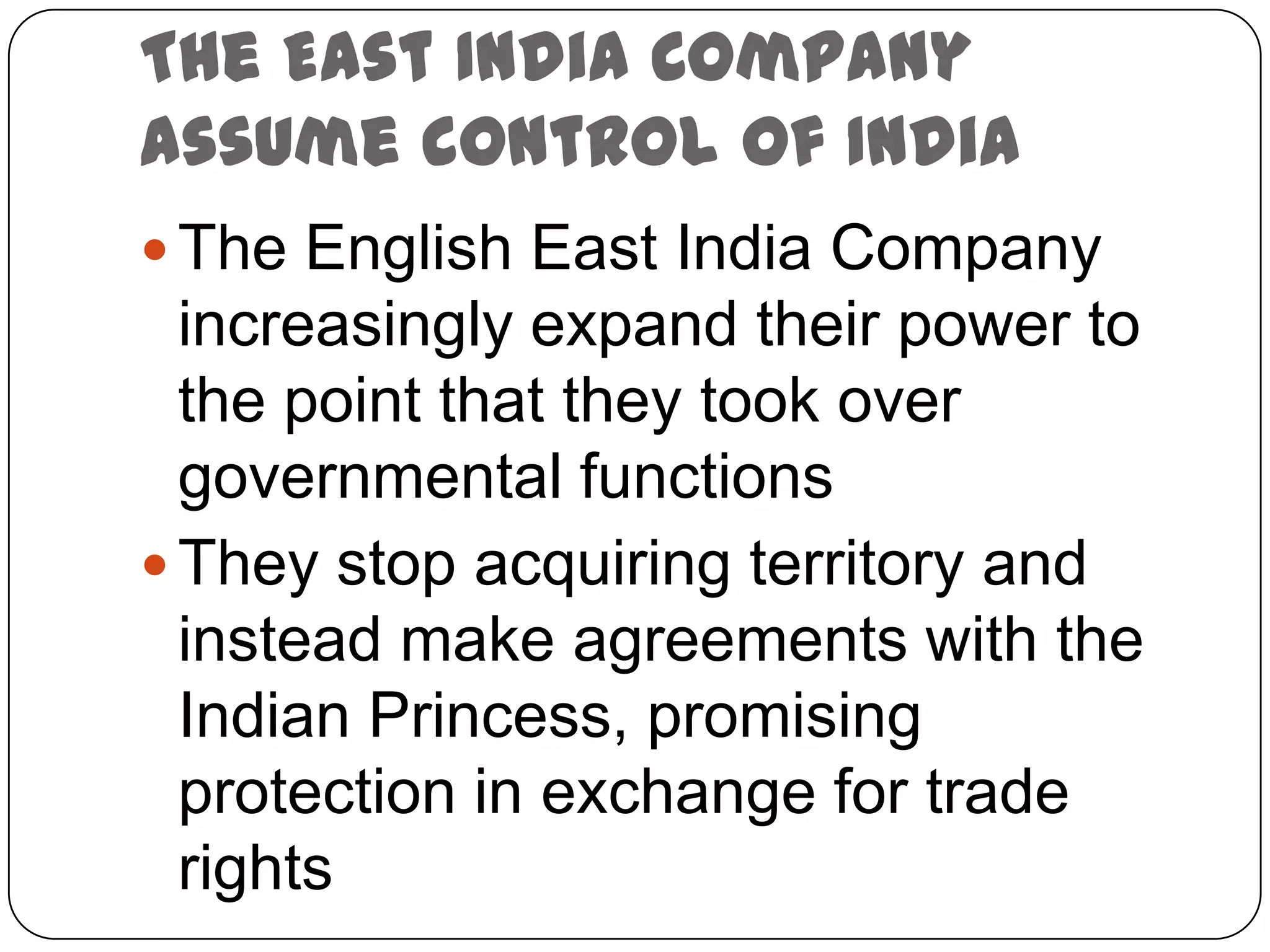 British colonization of india | PPTX