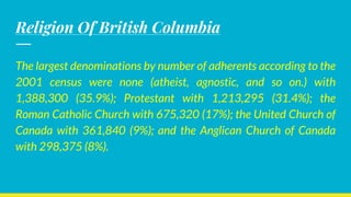 British Columbia PPT | PPTX