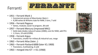 A Brief History of British Computing VCF PNW 2019 | PPTX