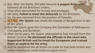 BRITISH CONQUEST OF BENGAL GRADE 8 .pptx