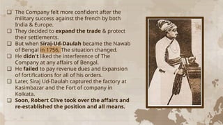 BRITISH CONQUEST OF BENGAL GRADE 8 .pptx