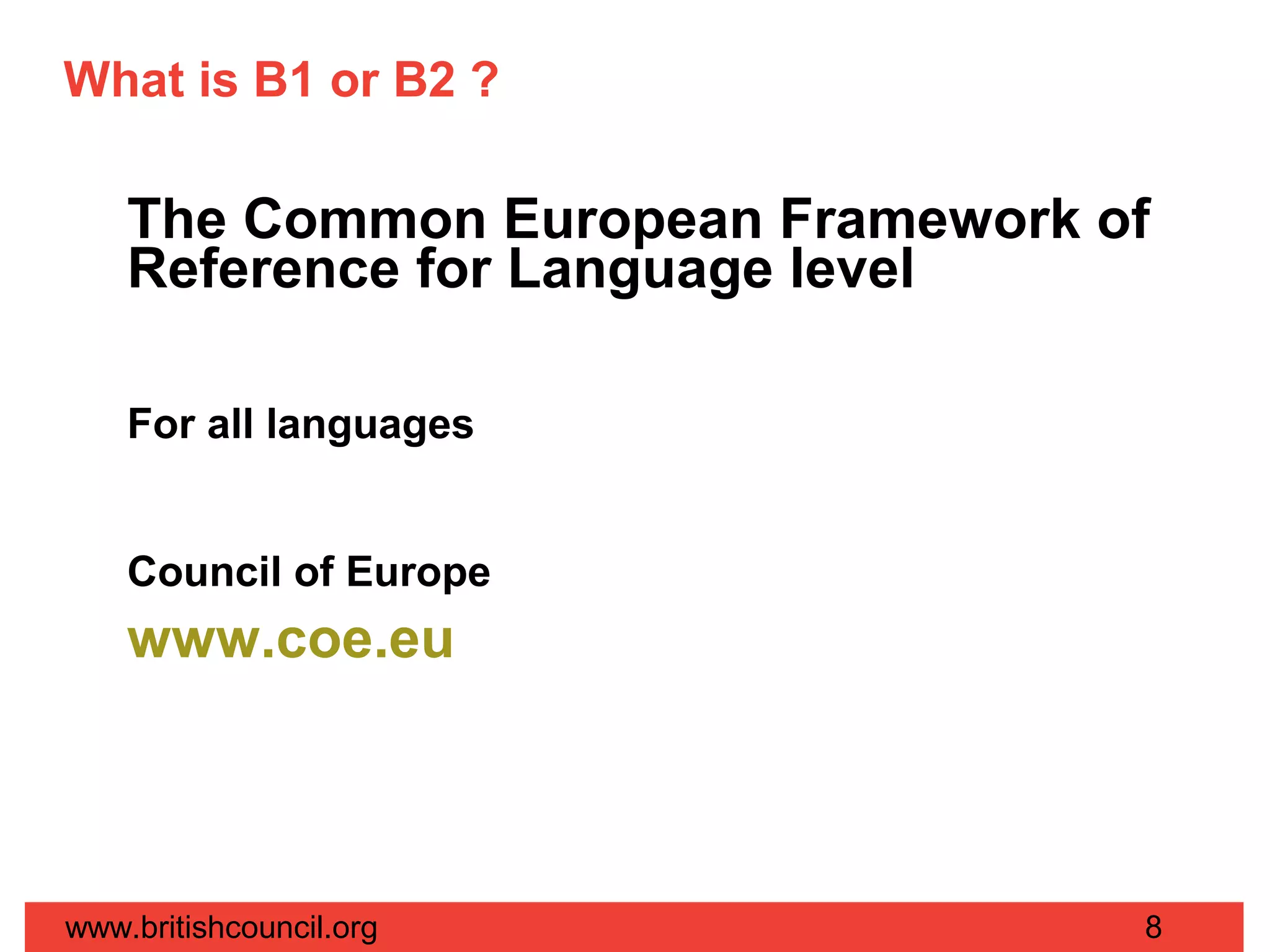 British Council - International Career Day 2013 Milan | PPT