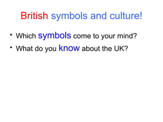 English Culture Symbols