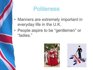 British Culture Lesson (for ESL classes) | PPTX