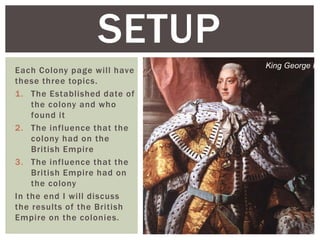 British Influence on Colonies | PPT