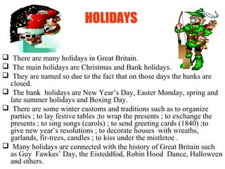 British customs and traditions | PPT